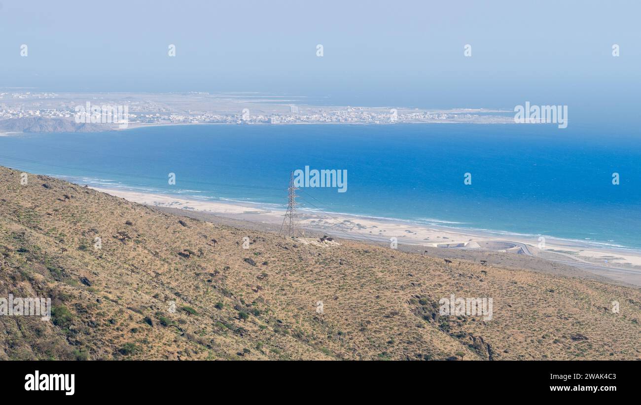 view of Mirbat is a coastal town in the Dhofar governorate Stock Photo ...