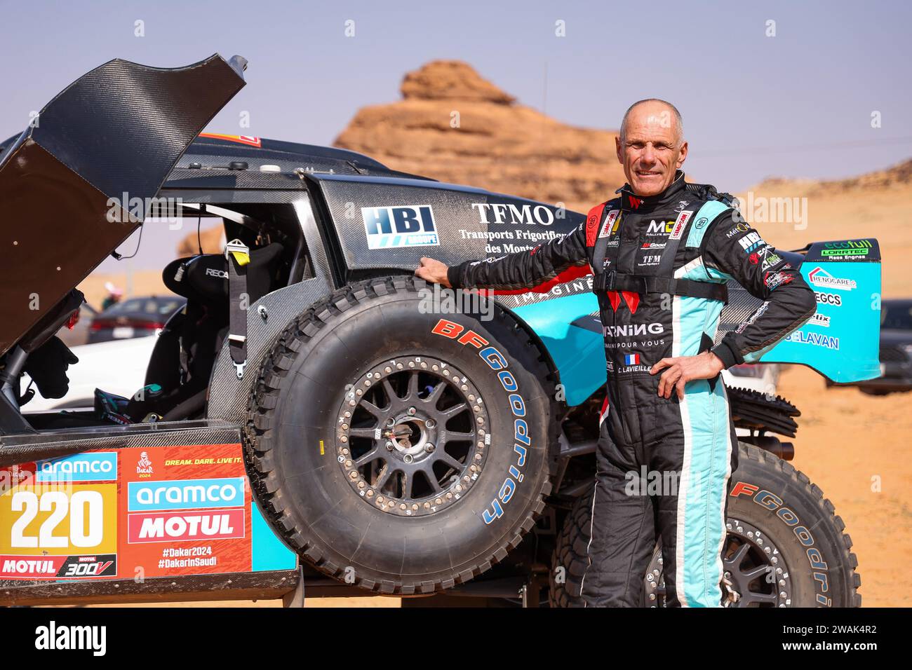 Al Ula, Arabie Saoudite. 05th Jan, 2024. LAVIEILLE Christian (fra), MD ...