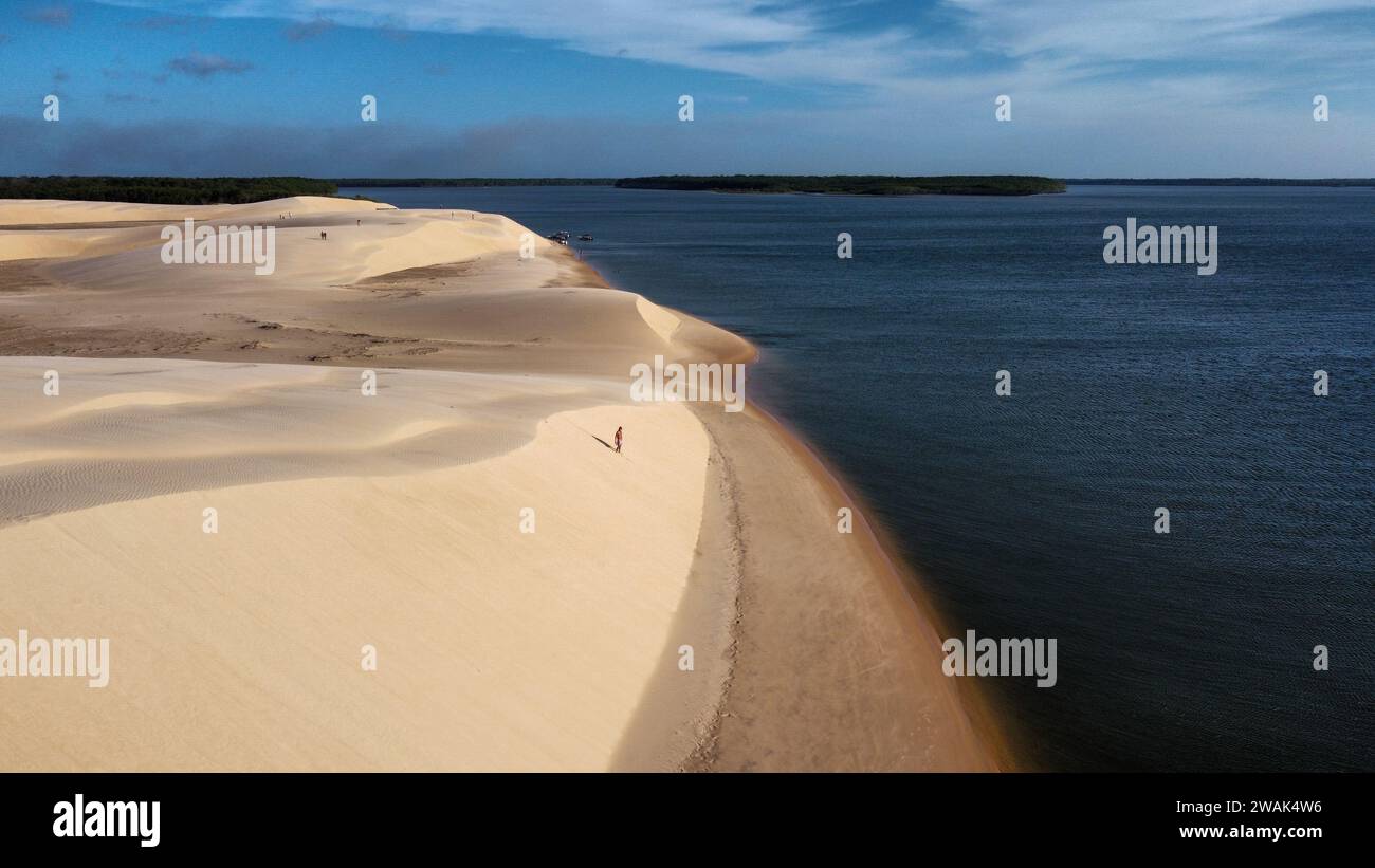 Sand dunes on the Parnàiba Delta in Brazil Stock Photo - Alamy