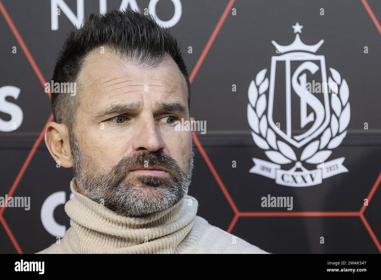 Liege, Belgium. 05th Jan, 2024. Standard's new head coach Ivan Leko ...