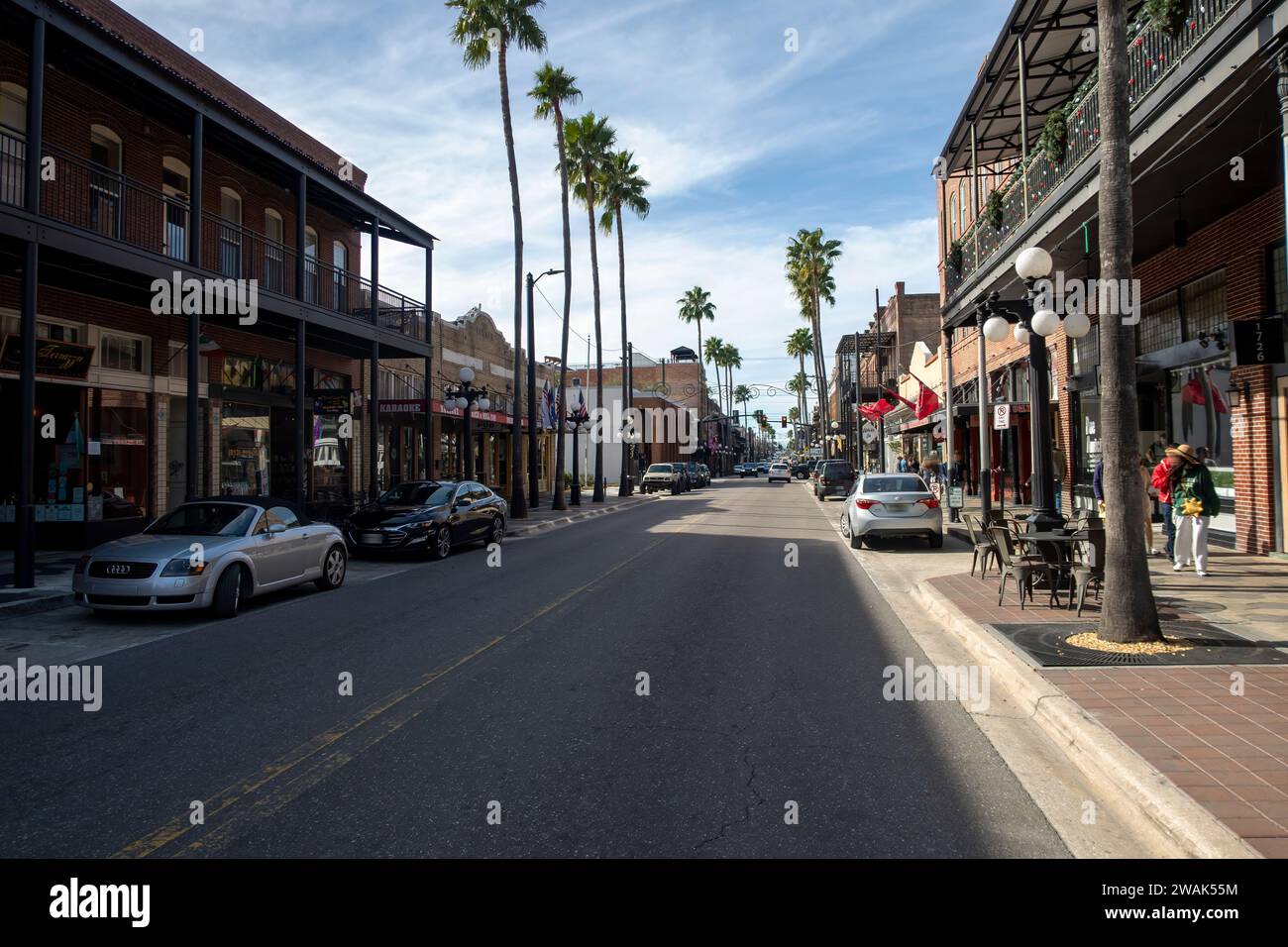 The streets of Ybor City in Tampa, Florida, USA Stock Photo - Alamy