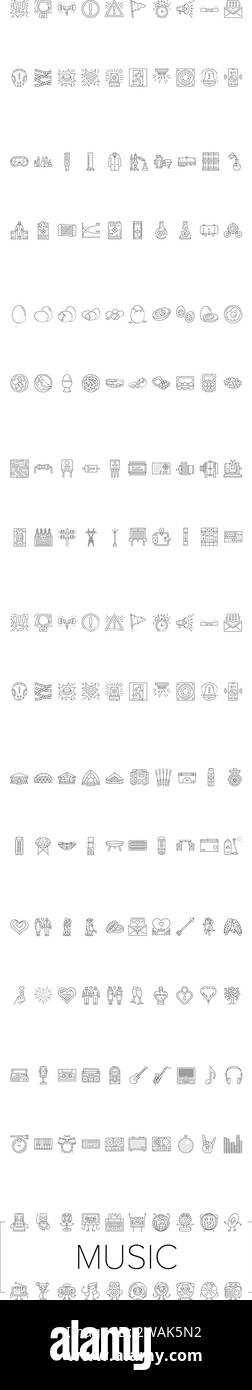 retro music character icons set vector Stock Vector Image & Art - Alamy