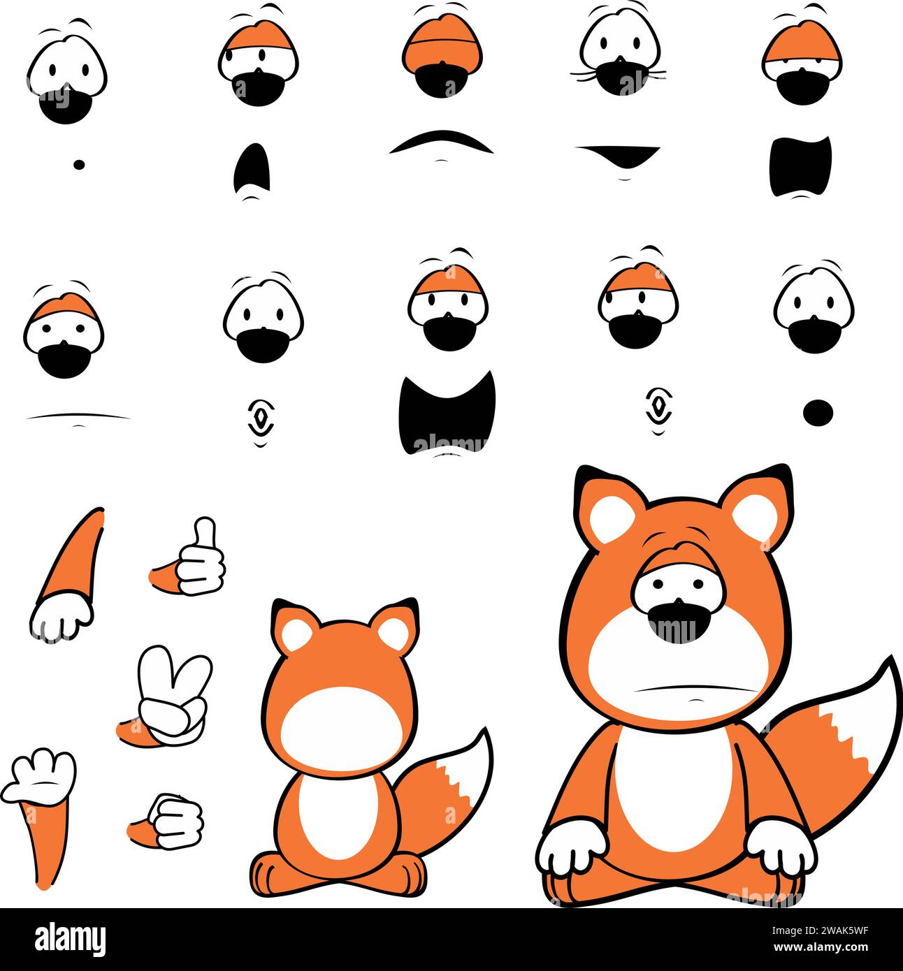 Toon fox hi-res stock photography and images - Alamy