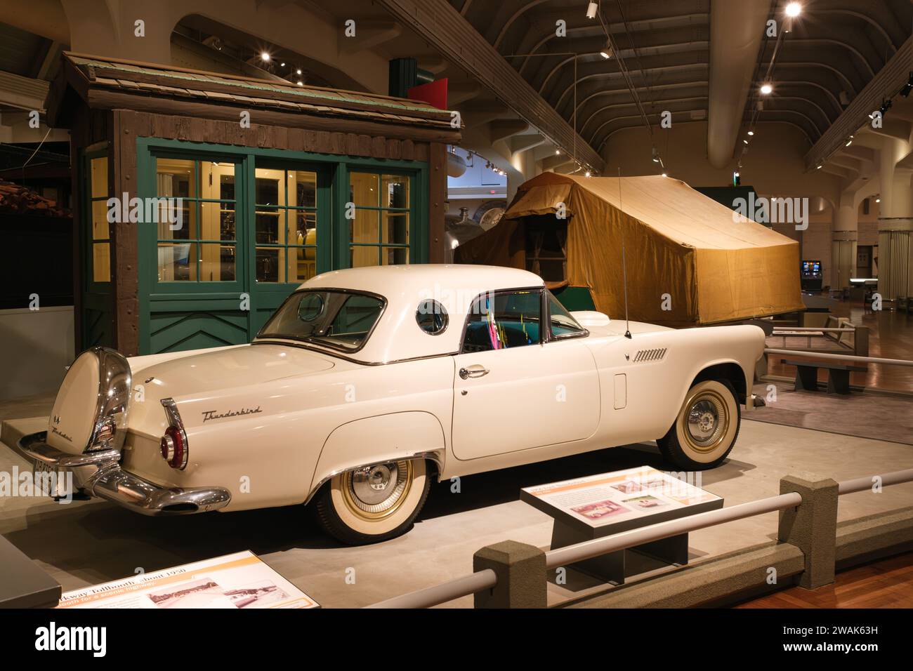 1956 Ford Thunderbird on display at The Henry Ford Museum of American ...