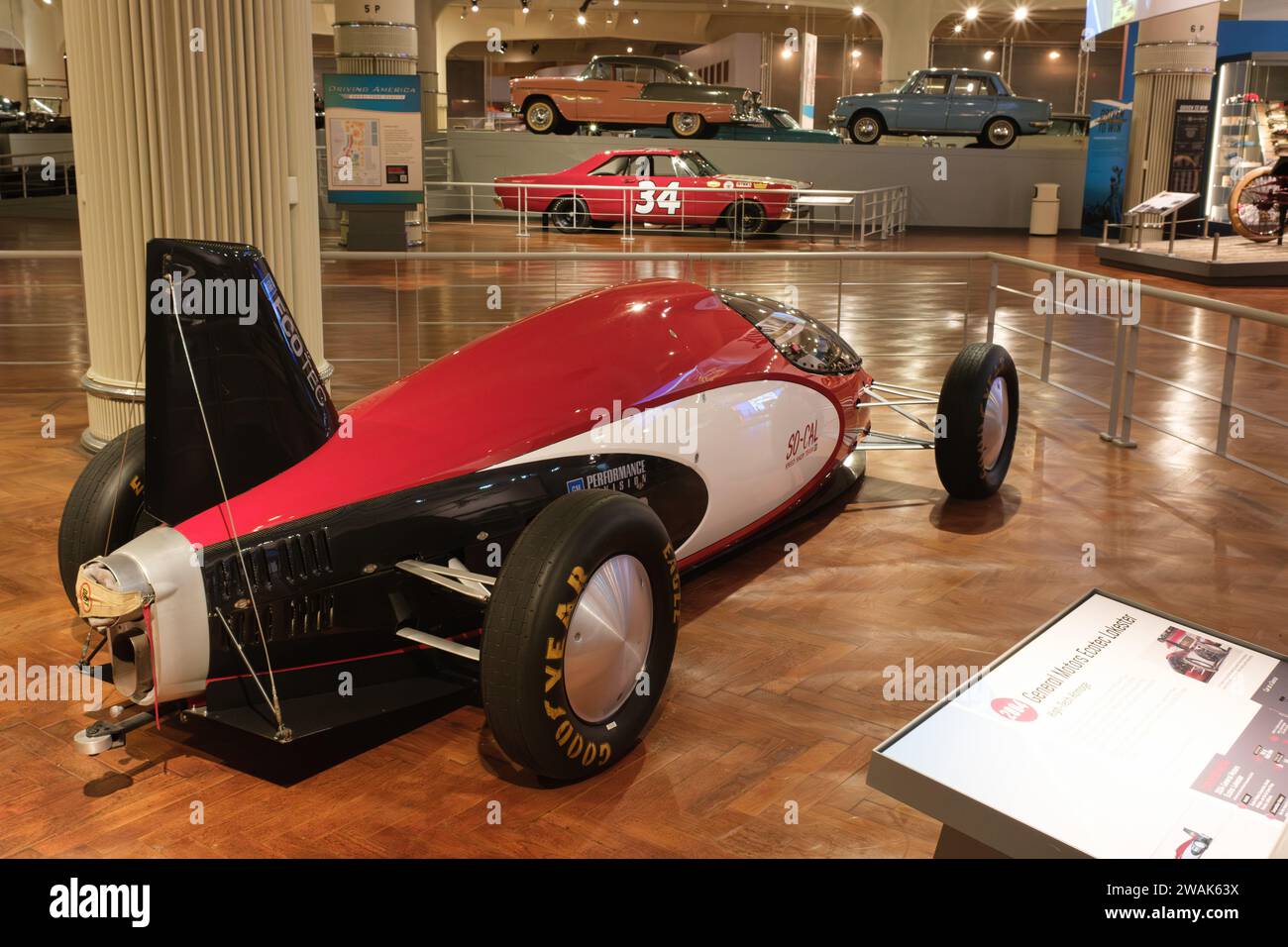 2004 General Motors Ecotec Lakester speed record car, on display at The ...