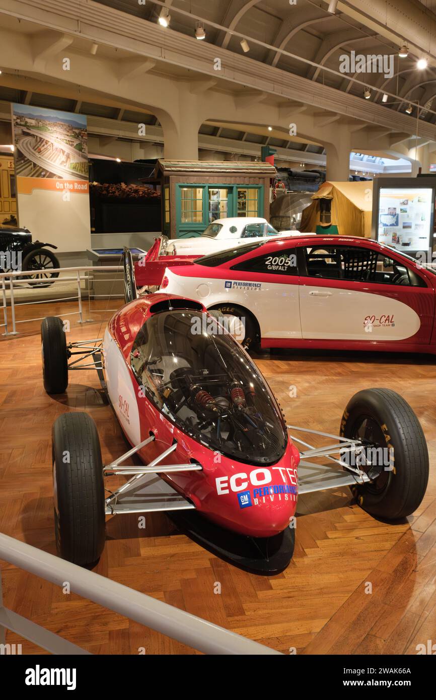 2004 General Motors Ecotec Lakester speed record car, on display at The ...