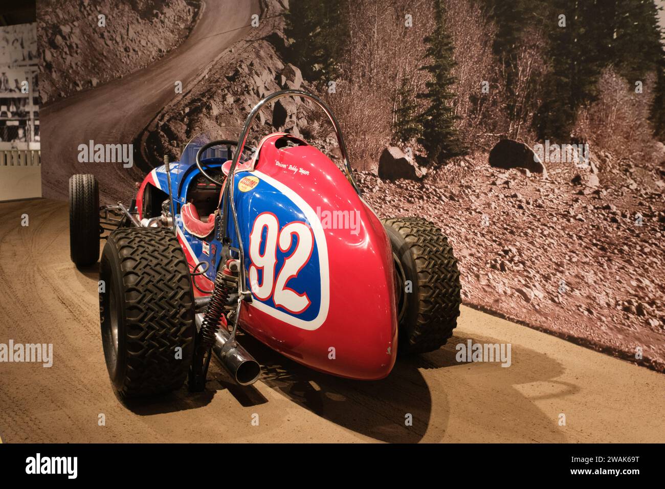1958 Moore/Unser race car, in which Bobby Unser won the Pike's Peak ...