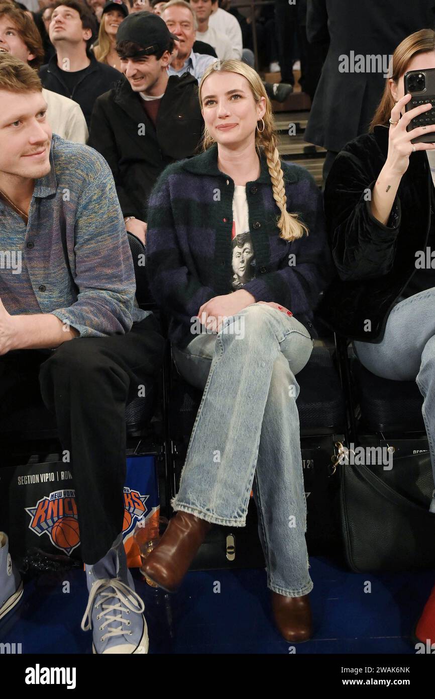 Celebrities spotted at the Chicago Bulls v New York Knicks basketball ...