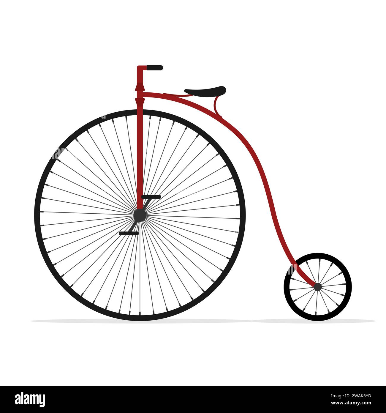 Old bike Stock Vector Images - Alamy