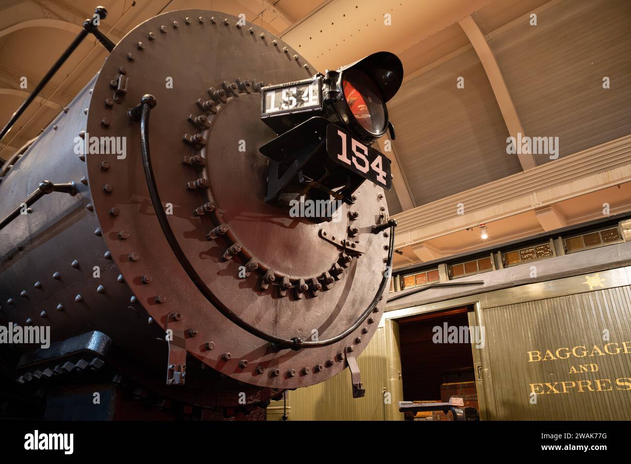 1909 Baldwin Consolidation steam locomotive, on display at The Henry ...
