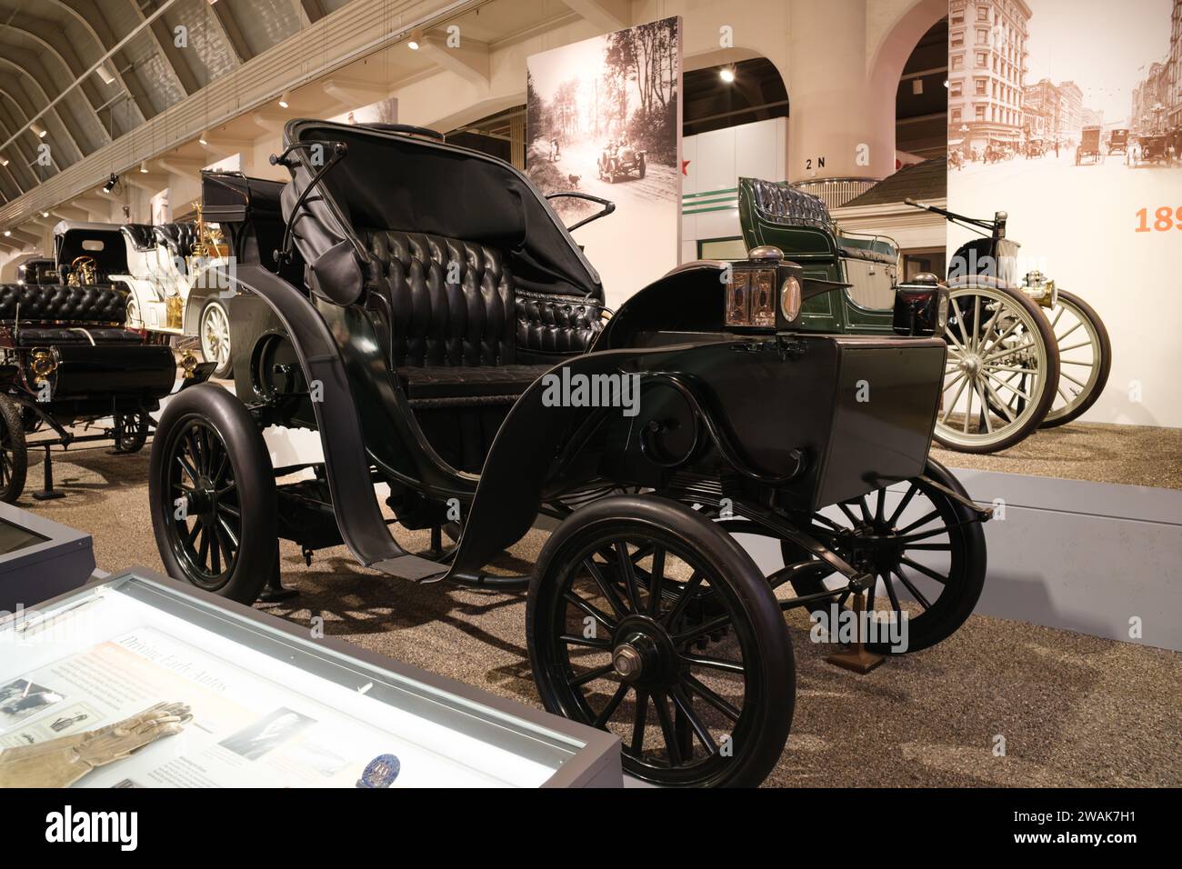 1901 Columbia Victoria electric car, on display at The Henry Ford ...