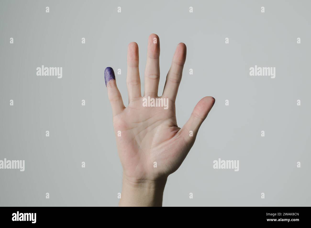 Ink finger voting hi-res stock photography and images - Alamy