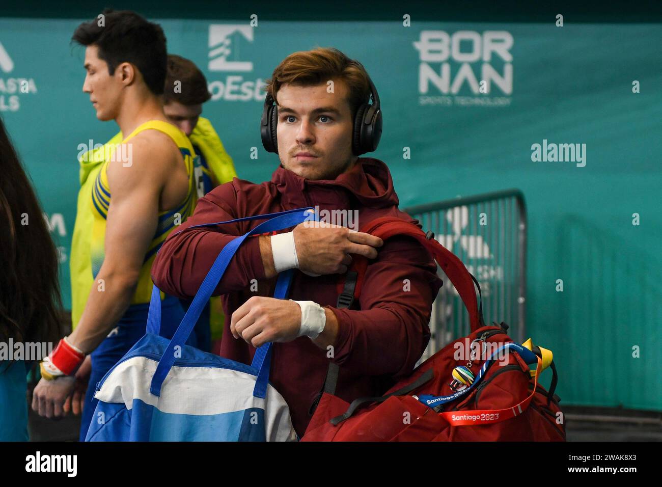 Santiago, Chile, October 23, 2023, DOLCI Felix during Gymnastics ...