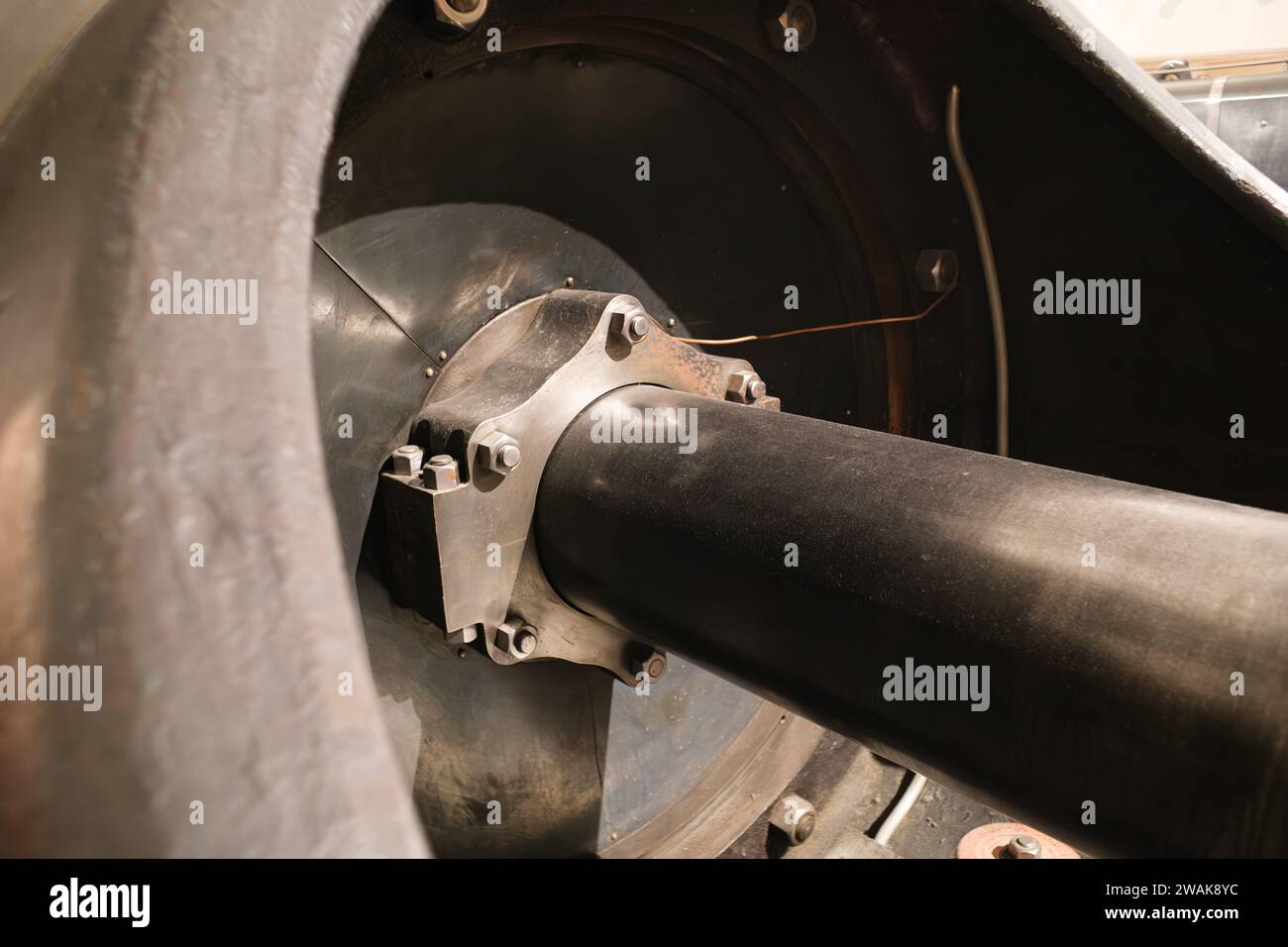 Detail of the Highland Park Plant engine-generator, used to make ...