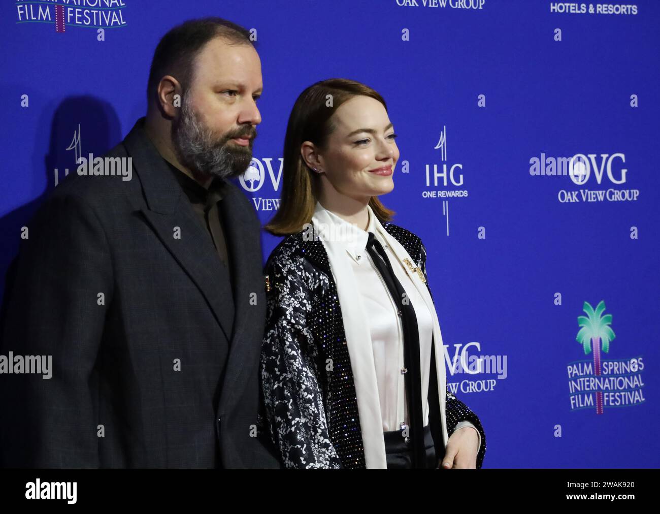 Palm Springs, California, U.S.A. 4th Jan, 2024. Yorgos Lanthimos and ...