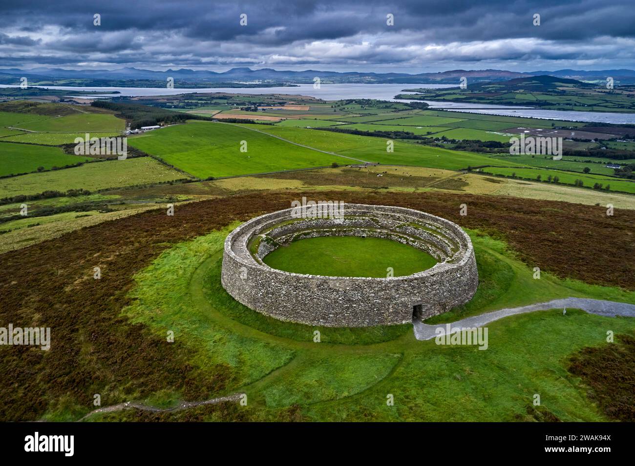 Republic of Ireland, Ulster, County Donegal, Inishowen, An Grianan of ...