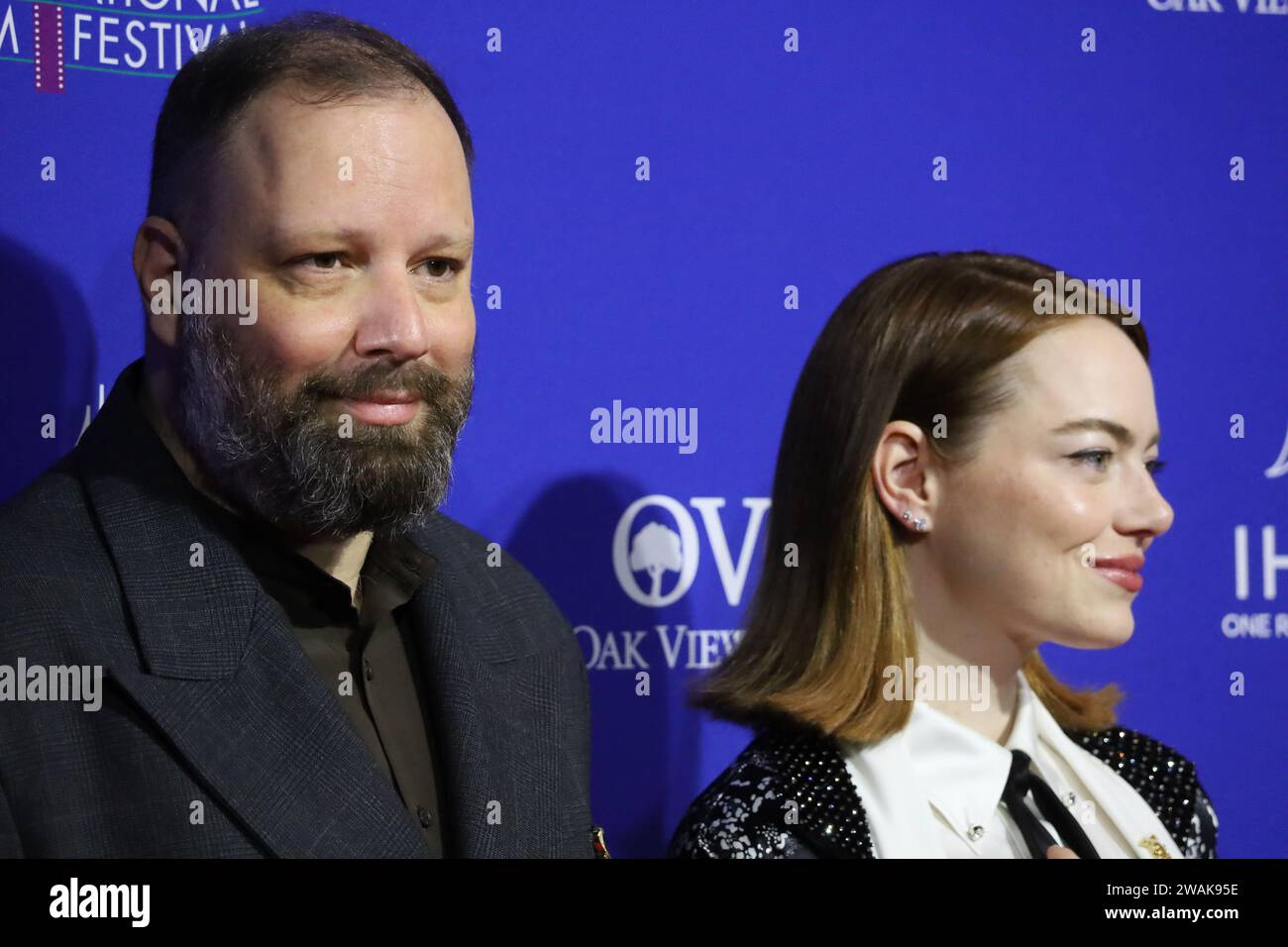 Palm Springs, California, U.S.A. 4th Jan, 2024. Yorgos Lanthimos and ...