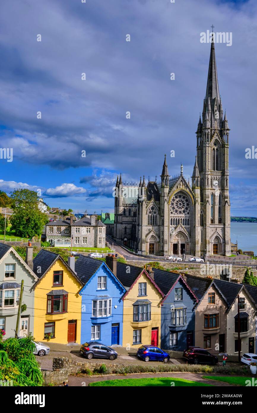 Republic of Ireland, County Cork, Cobh, Saint-Colman Cathedral ...
