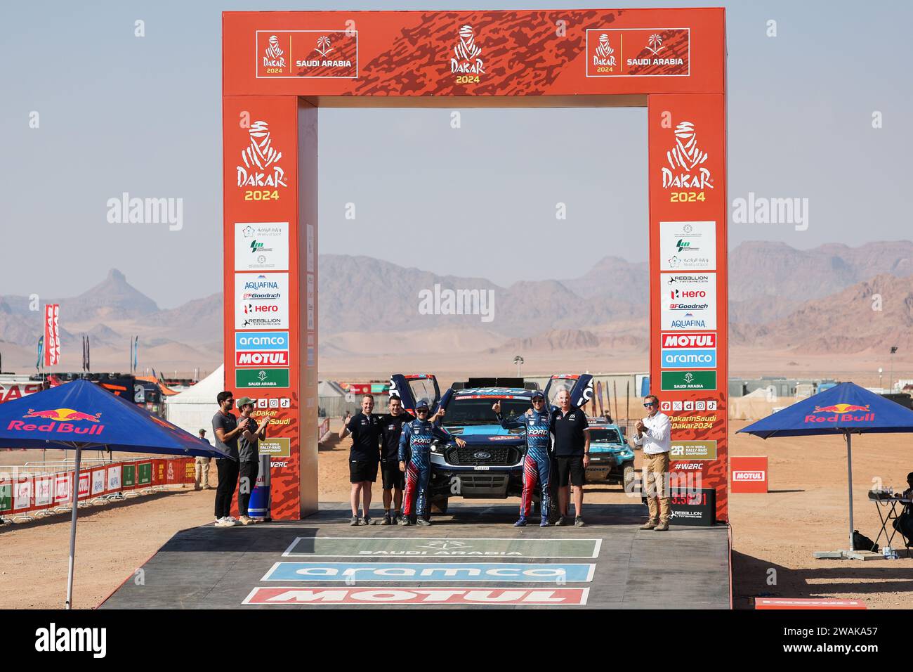 Al-Ula, Saudi Arabia - January 4, 2024, 225 WOOLRIDGE Gareth (zaf ...