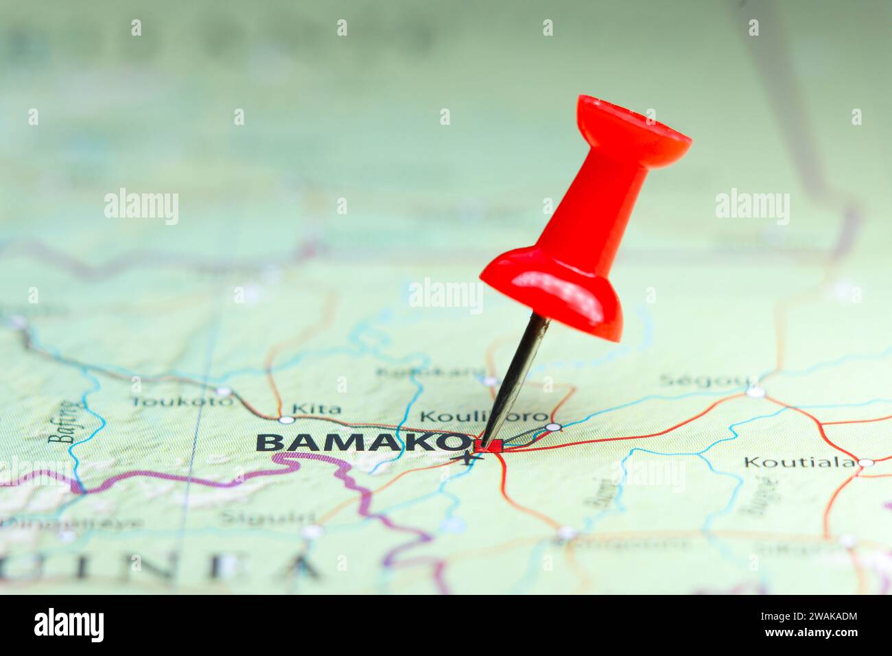 City map of the bamako, mali hi-res stock photography and images - Alamy