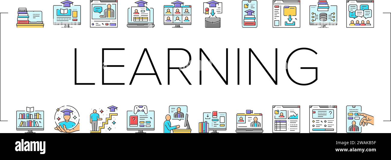 Elearning ethnic Stock Vector Images - Alamy