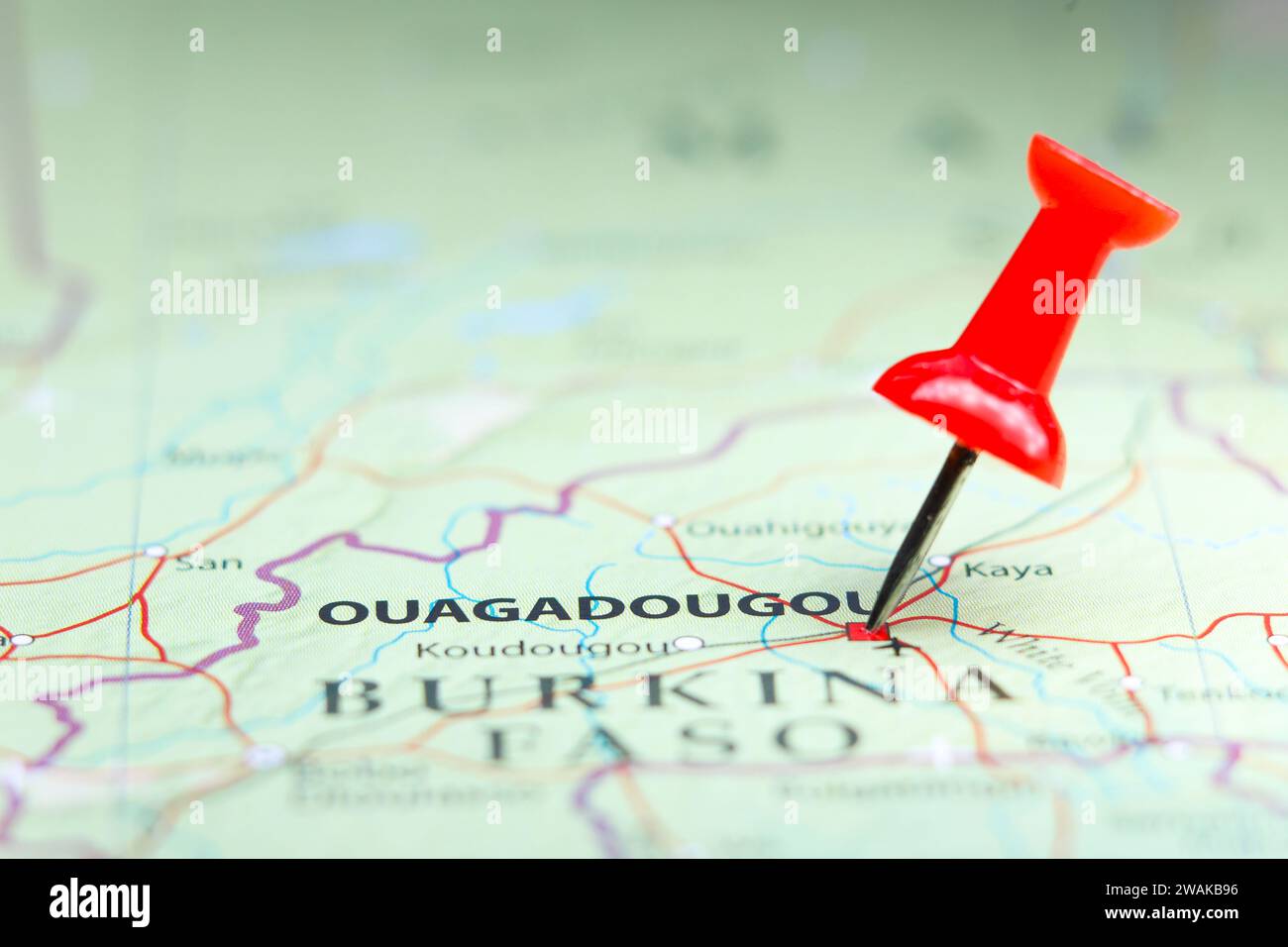 Map burkina faso capitals hi-res stock photography and images - Alamy
