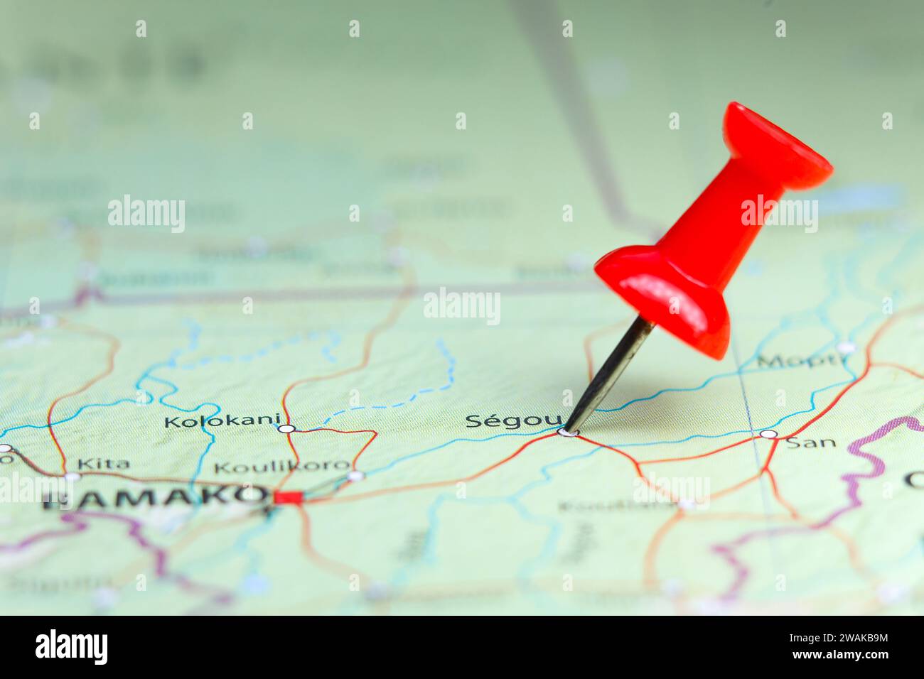 Segou map hi-res stock photography and images - Alamy