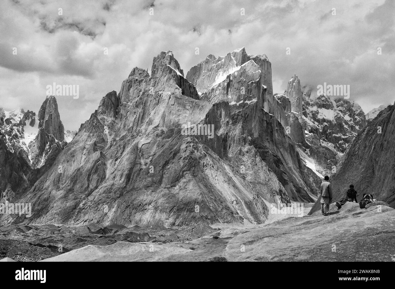 Pakistan, Northern Areas of the Karakoram Mountains. Pictorial image ...