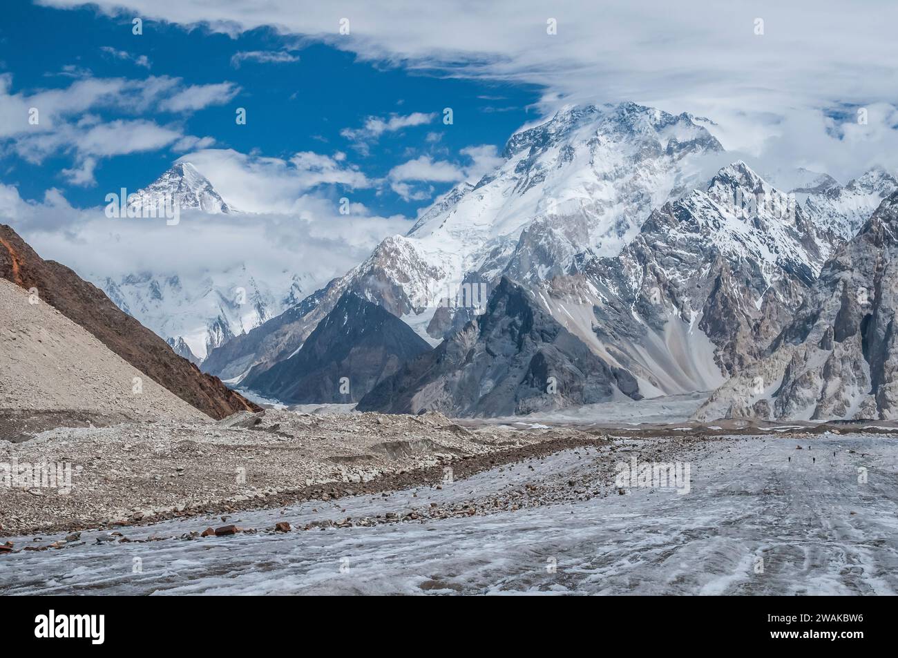 Pakistan, Northern Areas of the Karakoram Mountains. Pictorial image of ...