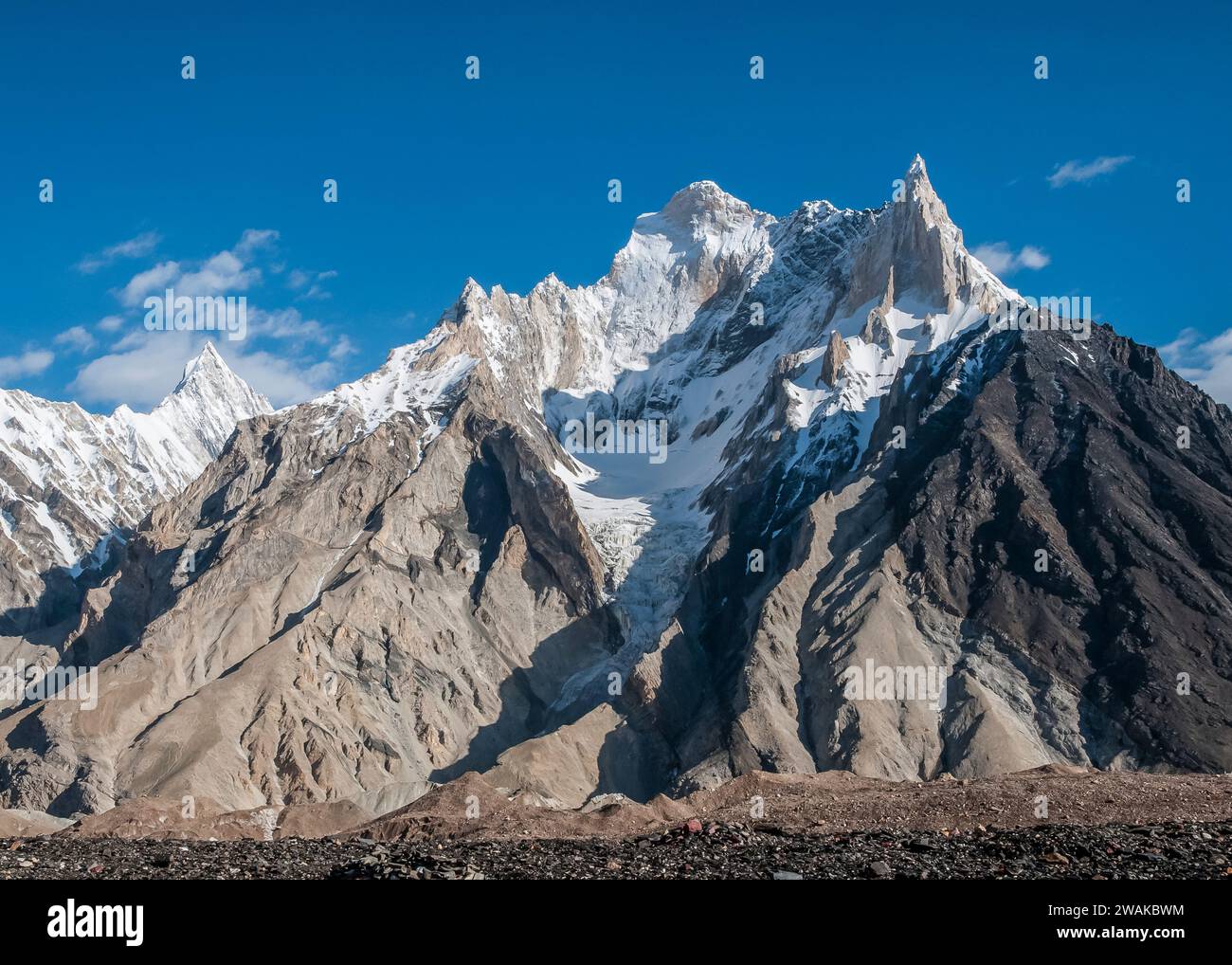 Pakistan, Northern Areas of the Karakoram Mountains. Pictorial image of ...