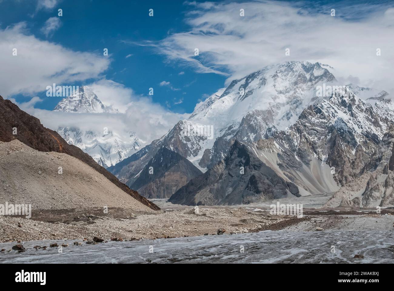 Pakistan, Northern Areas of the Karakoram Mountains. Pictorial image of ...