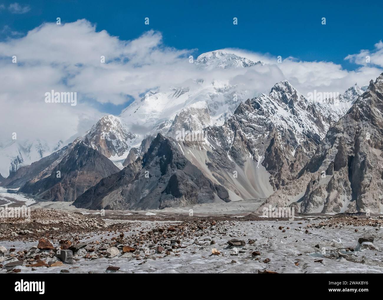 Pakistan, Northern Areas of the Karakoram Mountains. Pictorial image of ...