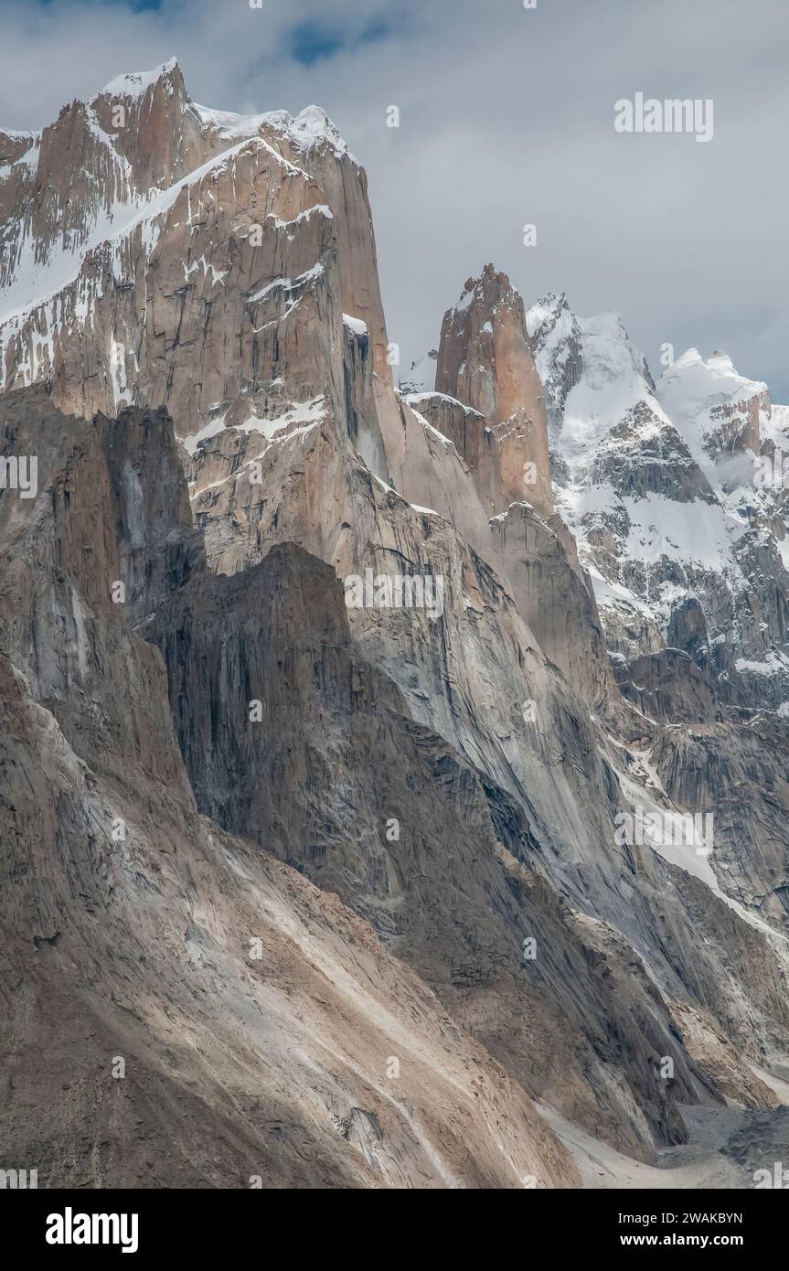 Pakistan, Northern Areas of the Karakoram Mountains. Pictorial image of ...