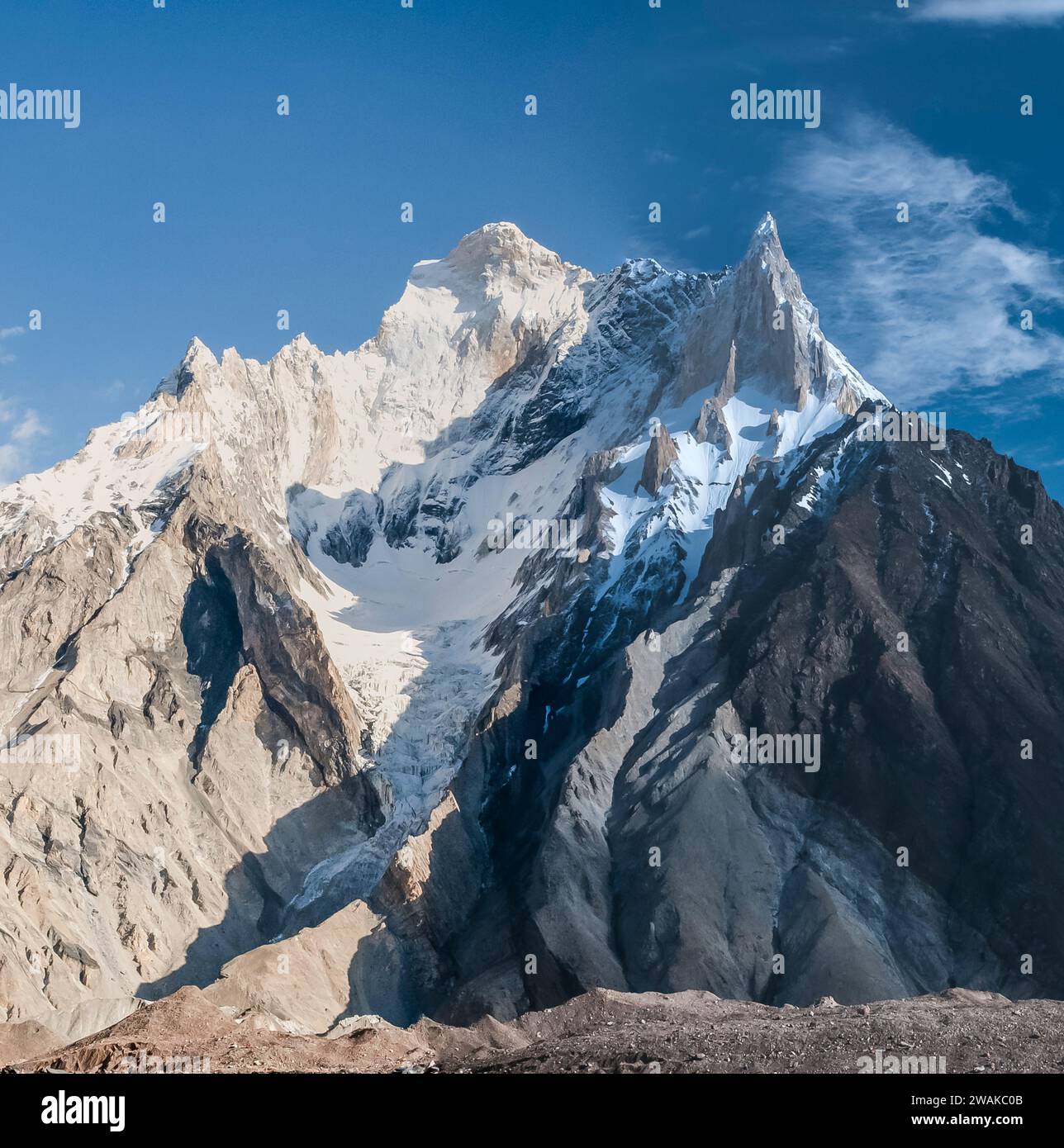 Pakistan, Northern Areas of the Karakoram Mountains. Pictorial image of ...