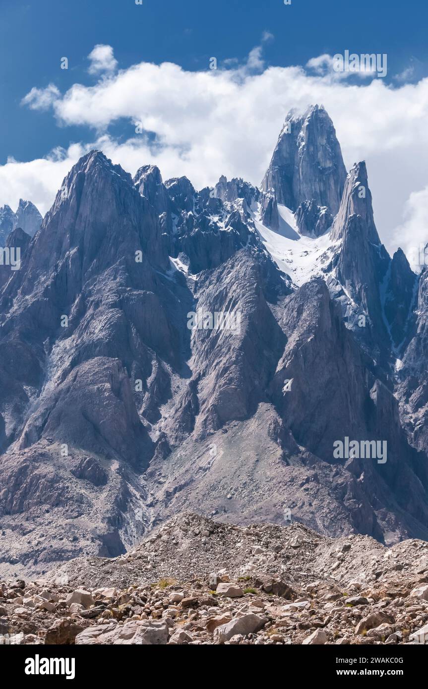 Pakistan, Northern Areas of the Karakoram Mountains. Pictorial image of ...