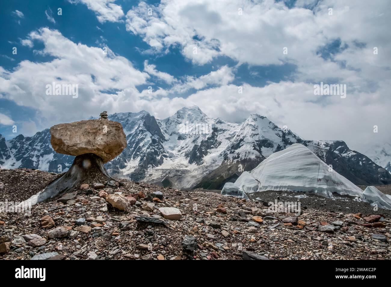 Pakistan, Northern Areas of the Karakoram Mountains. Pictorial image ...
