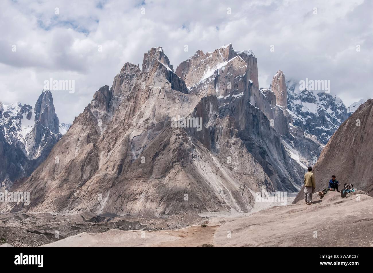 Pakistan, Northern Areas of the Karakoram Mountains. Pictorial image ...