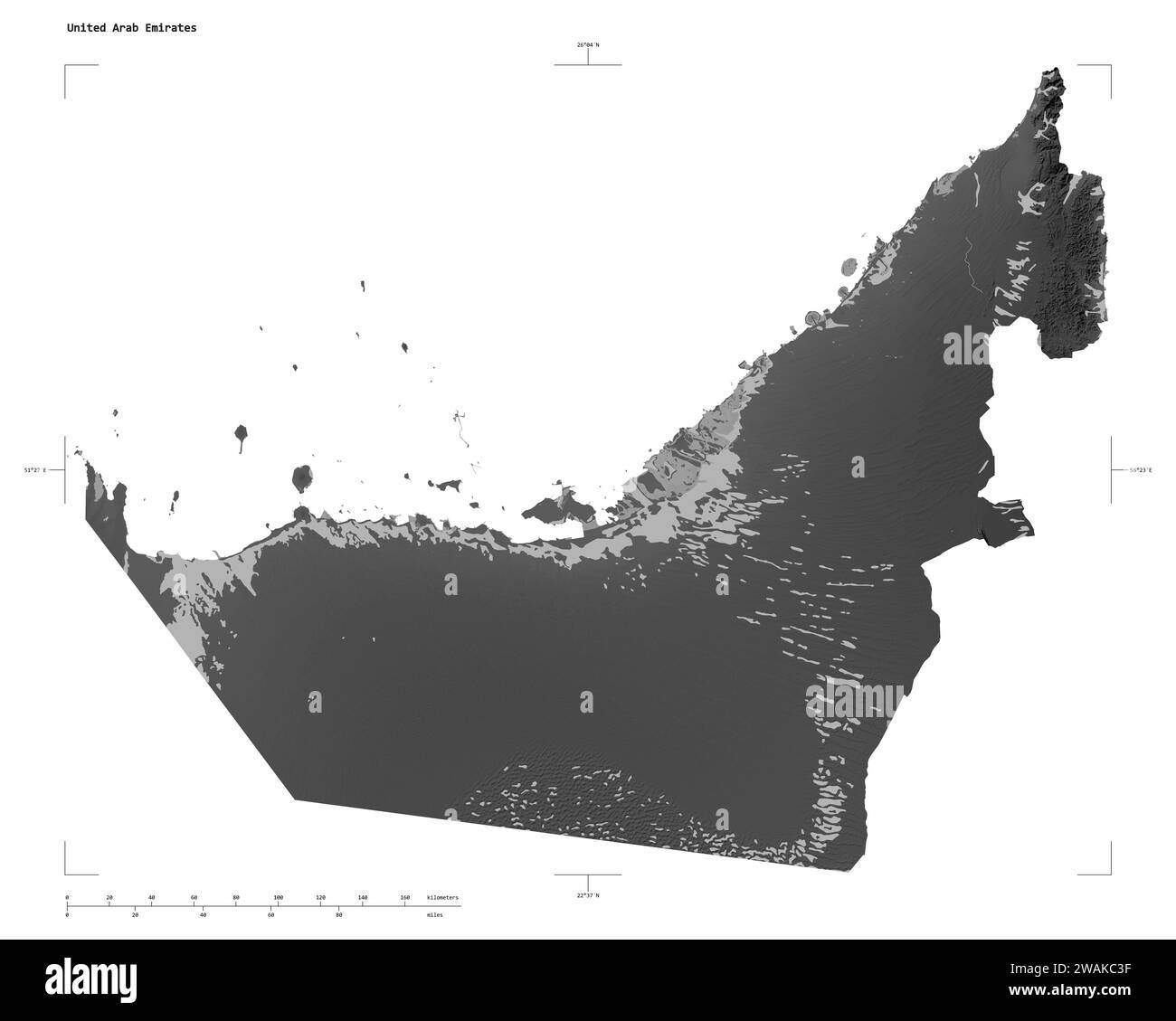 Shape of a Grayscale elevation map with lakes and rivers of the United ...