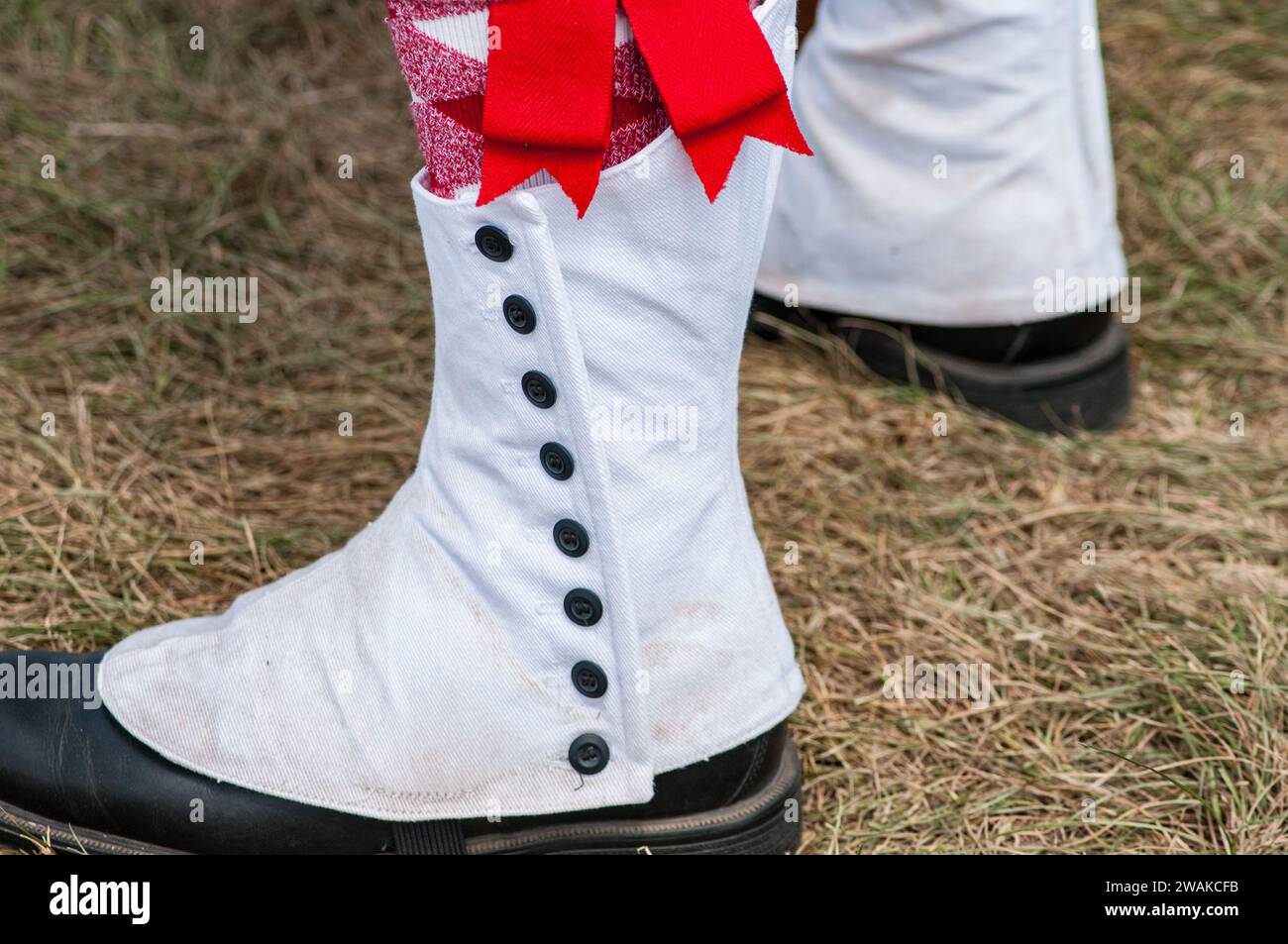 Scottish heritage costume spats hi-res stock photography and images - Alamy