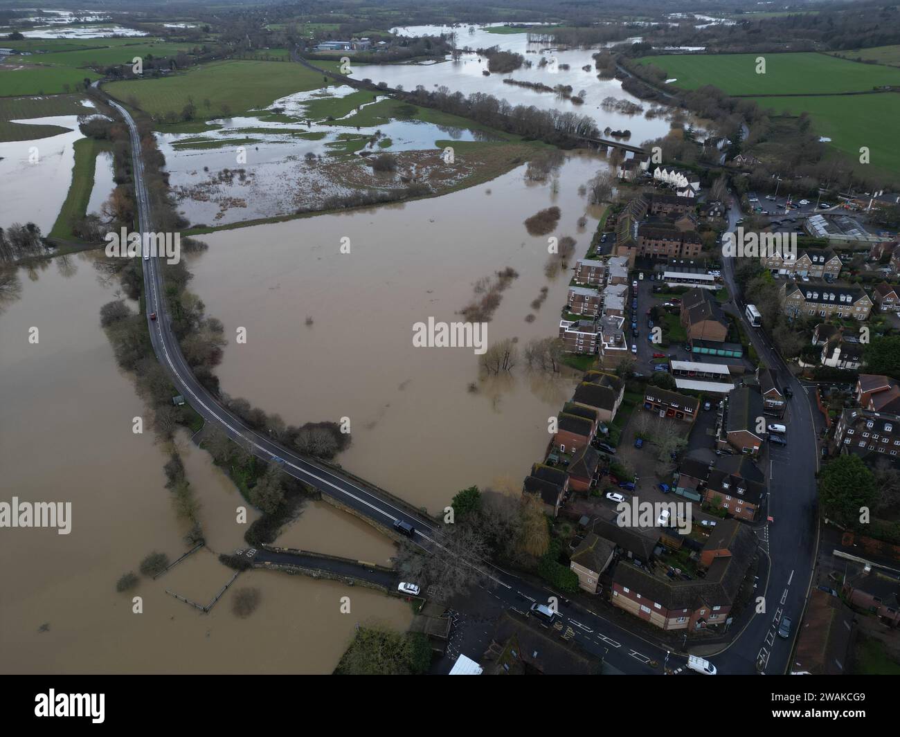 Flooding in Pulborough, West Sussex. The impact of surface water and ...