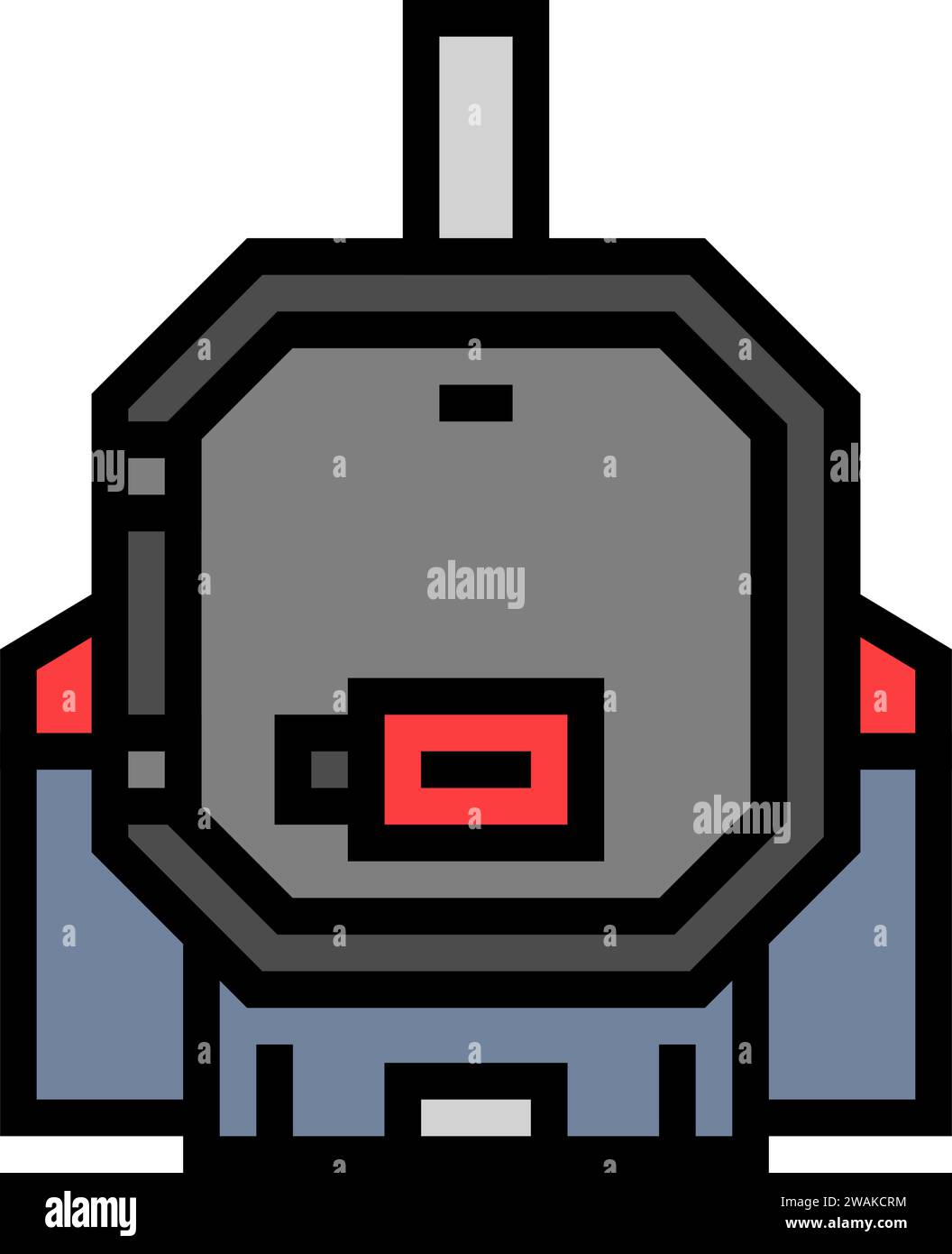 boiler biomass color icon vector illustration Stock Vector Image & Art ...