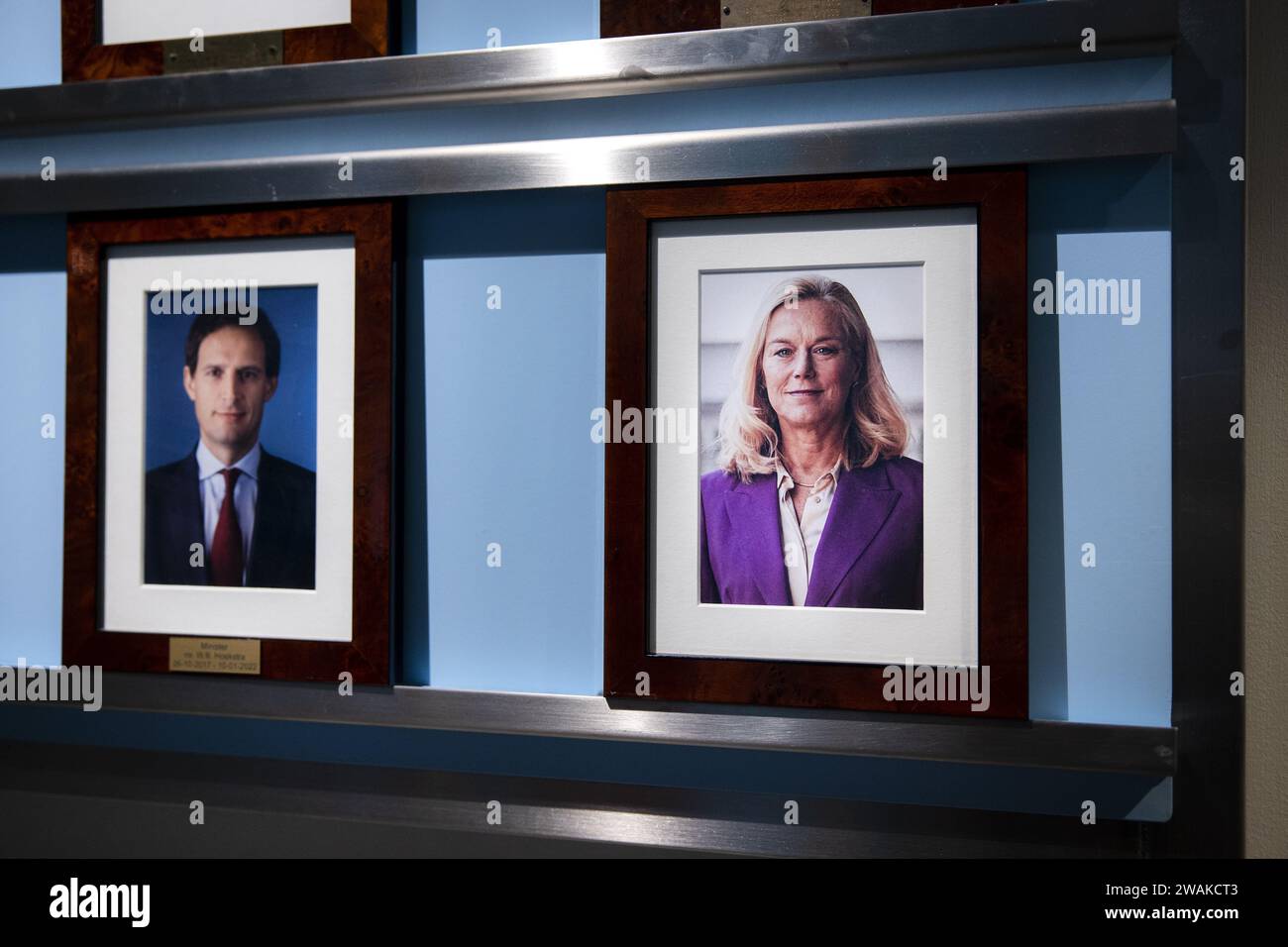 THE HAGUE - The hall of fame of the Ministry of Finance. ANP RAMON VAN ...