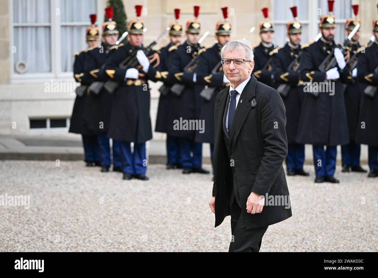 Paris, France. 05th Jan, 2024. Nikolai Denkov, Prime minister of ...