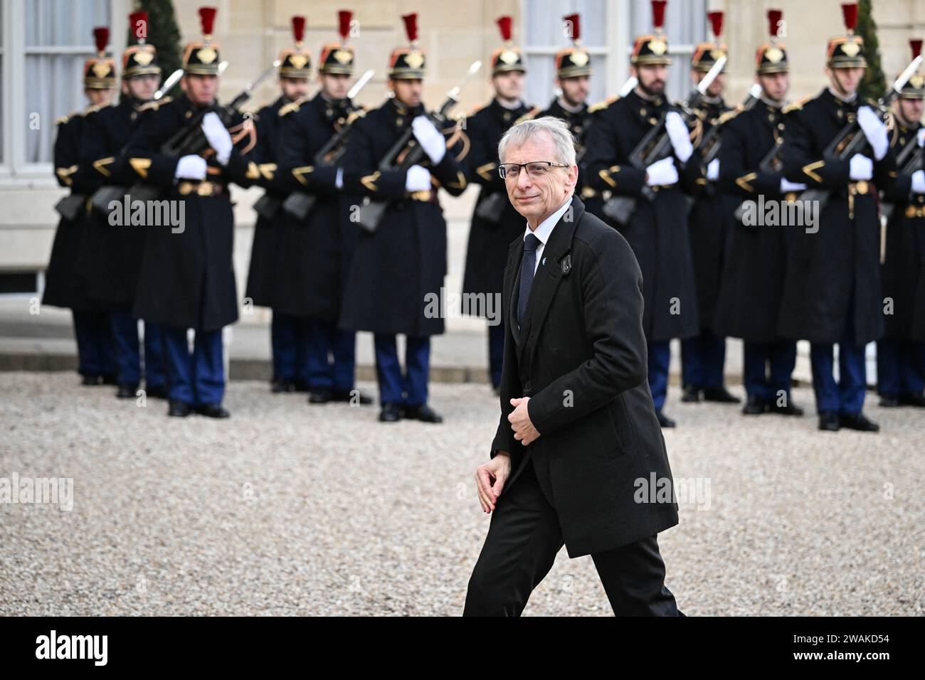 Paris, France. 05th Jan, 2024. Nikolai Denkov, Prime minister of ...