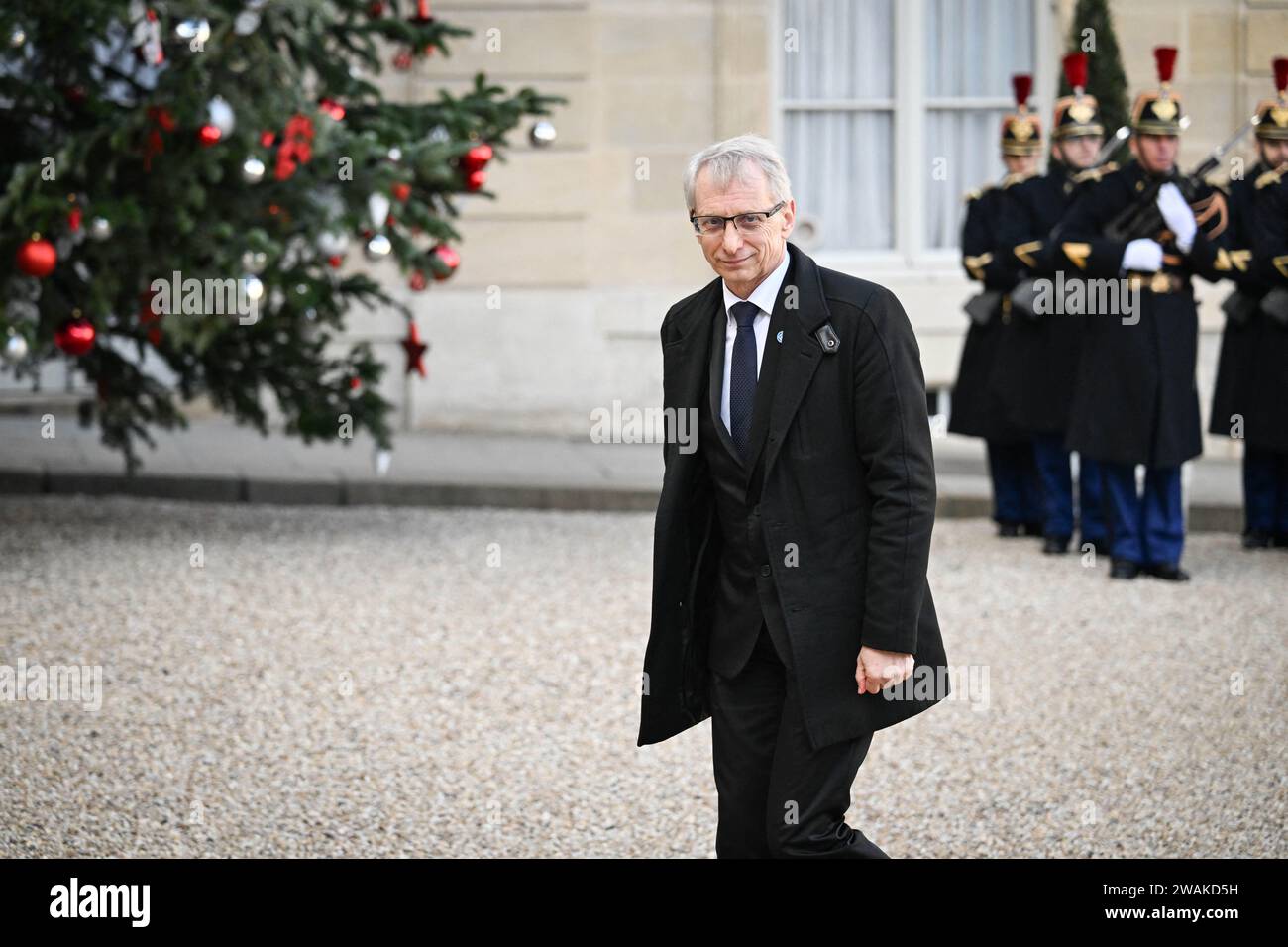 Paris, France. 05th Jan, 2024. Nikolai Denkov, Prime minister of ...