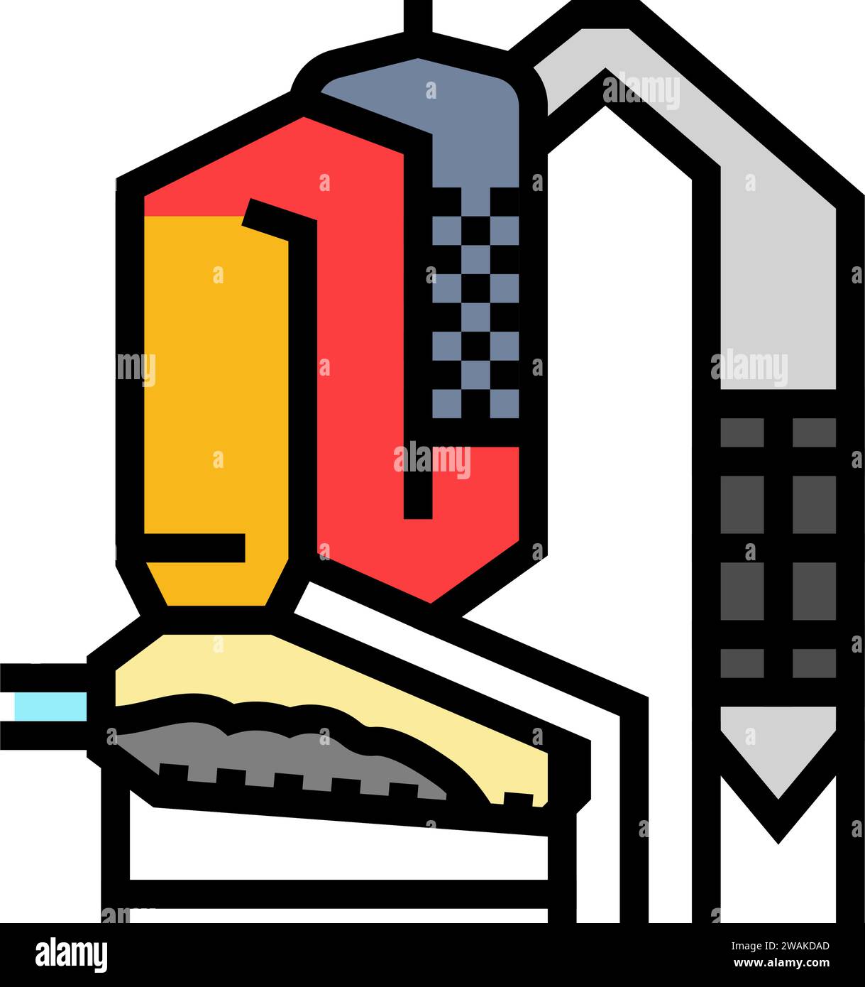 Biomass combustion plant Stock Vector Images - Alamy