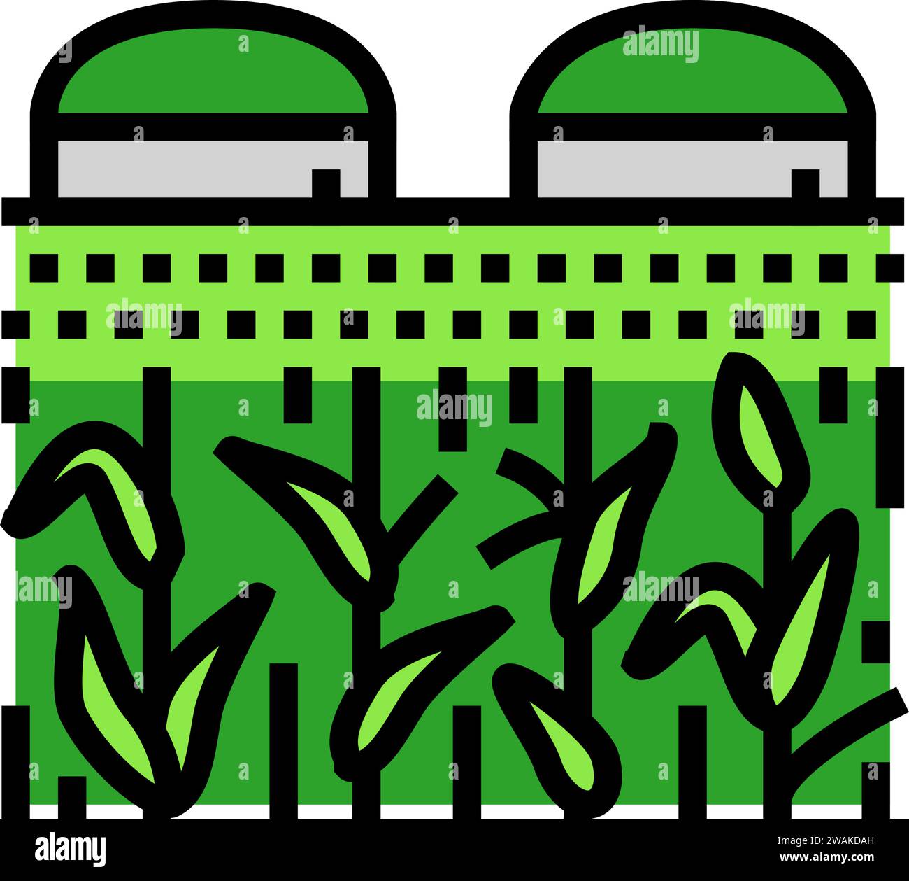 bioenergy farming biomass color icon vector illustration Stock Vector ...