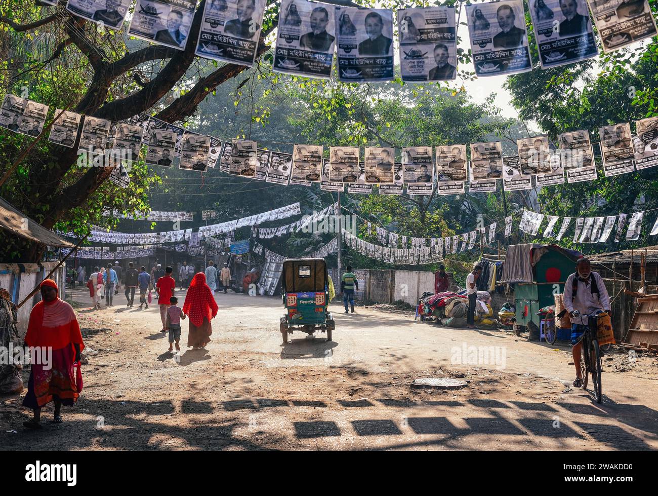 Bangladesh election poster in chittagong city street Stock Photo - Alamy