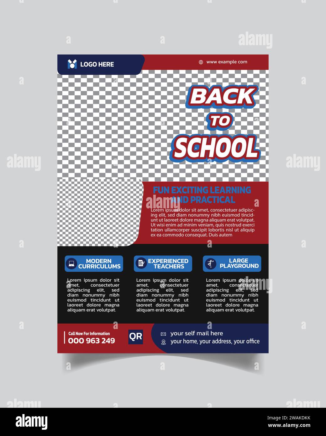 Creative Kids School Flyer and Premium Admission Leaflet or Private ...