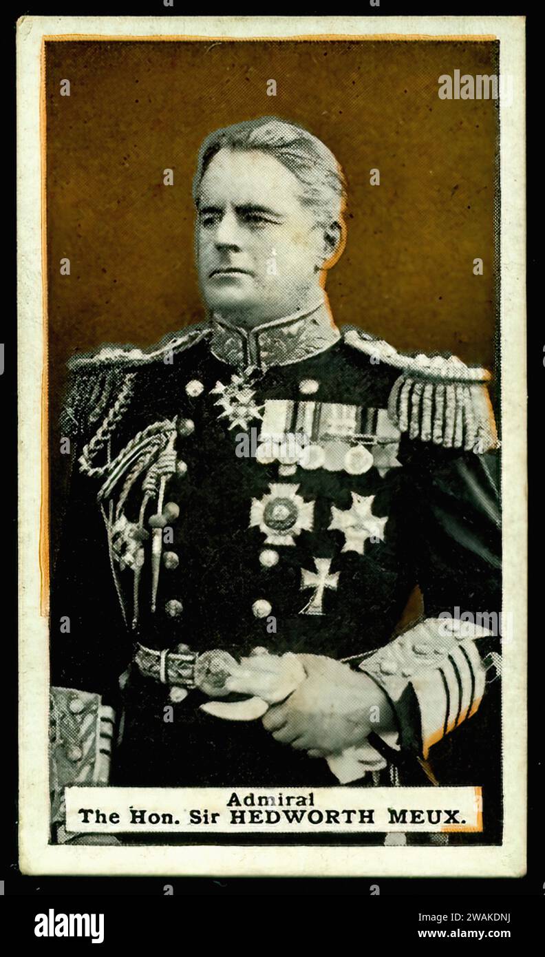 Admiral Meux - Vintage Cigarette Card Illustration Stock Photo - Alamy
